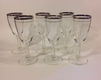 Silver rim glasses | Etsy