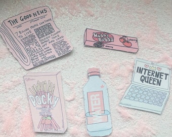 Aesthetic Stickers | Etsy