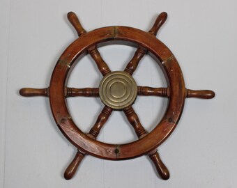 Items similar to Pirates. Ship Steering Wheel, Anchor and Coin ...