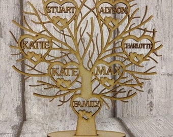 Wooden family tree | Etsy