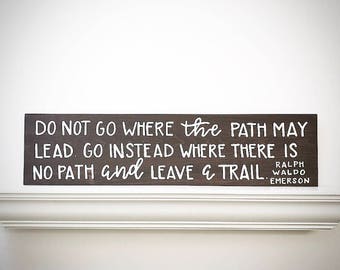 Leave a trail | Etsy