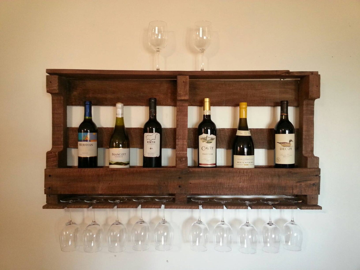 Large Pallet Wine Rack