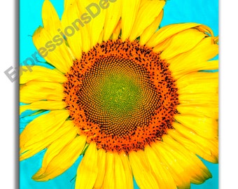 Sunflower canvas | Etsy