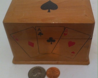 Playing card holder | Etsy