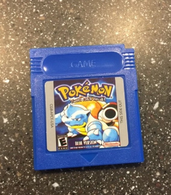 Pokemon Blue Version Nintendo Original Gameboy GBA Advance SP