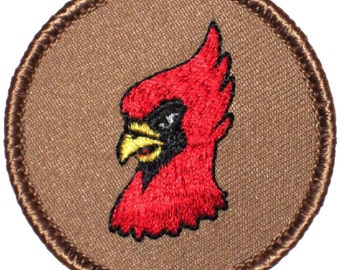 Embroidered cardinal | Etsy