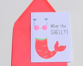 Mermaid pun | Etsy