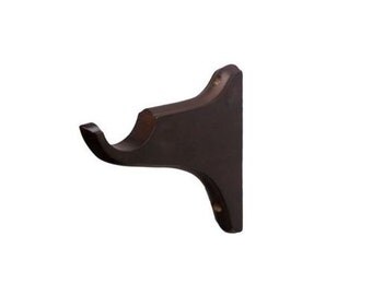 Wood curtain rod | Etsy