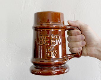 Ceramic beer mug | Etsy