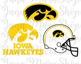 Iowa hawkeye sign | Etsy