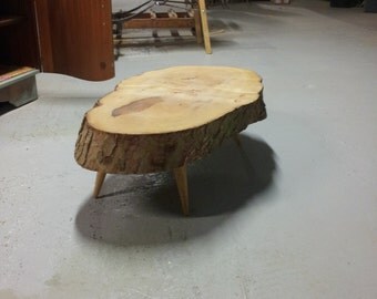 Tree stump table | Etsy