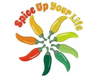 Pepper embroidery | Etsy