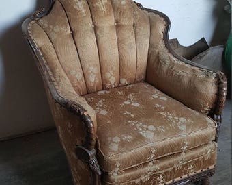 Antique wood chair | Etsy