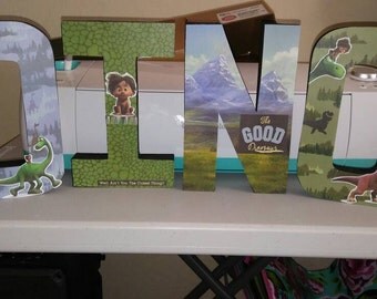 Dinosaur letters | Etsy