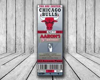 Chicago bulls party | Etsy