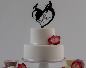 Sitting cake topper | Etsy