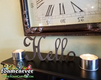 Cursive wood letters | Etsy