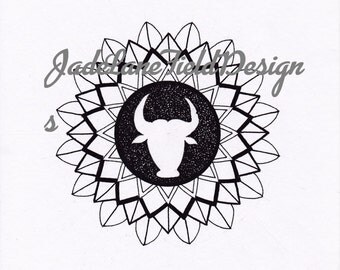 Taurus mandala | Etsy