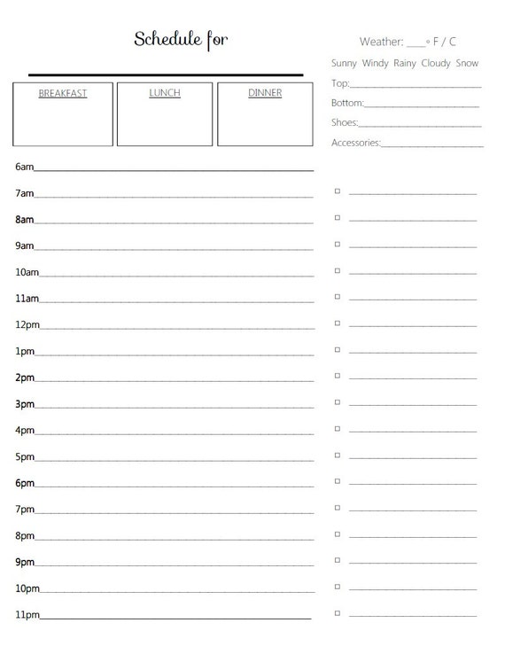 Printable Day Planner Pages DriverLayer Search Engine Printable Day Planner Pages DriverLayer Search Engine