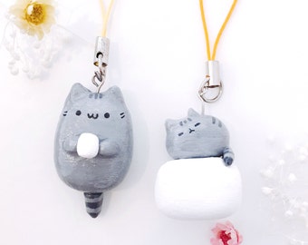 Marshmallow keychain | Etsy