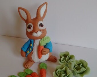 Rabbit fondant | Etsy