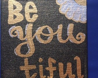 Beyoutiful wall art | Etsy