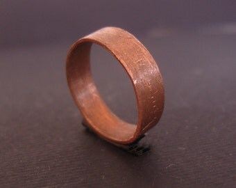 Handmade copper ring | Etsy