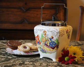 Vintage biscuit jar | Etsy