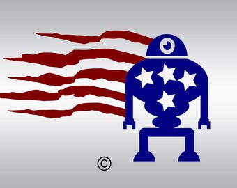 Robot svg | Etsy