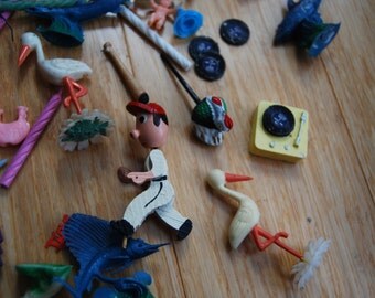 Fishing cake topper | Etsy