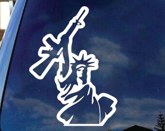 Lady liberty sticker | Etsy