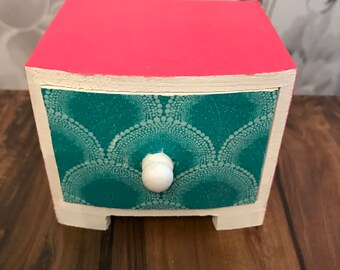 3D SVG Jewellery Box or keepsake box SQUARE Digital Download