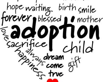 Adoption decor | Etsy