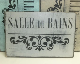 French bathroom sign | Etsy