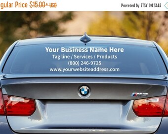 Unique business car decal related items | Etsy