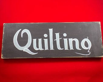 Quilt room sign | Etsy