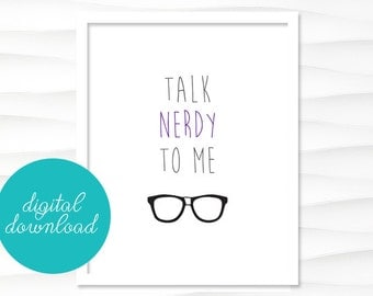 Talk nerdy to me | Etsy