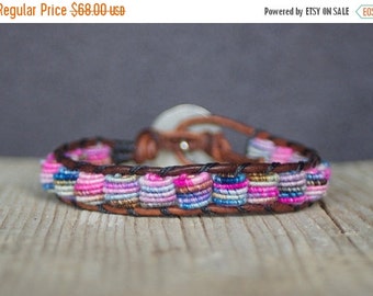 Fabric wrap bracelet | Etsy