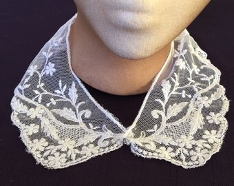 Lace peter pan | Etsy