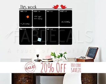 Vinyl calendar | Etsy