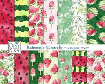 Digital Paper Clip Art Watercolor & Vector Graphics by DigiKika