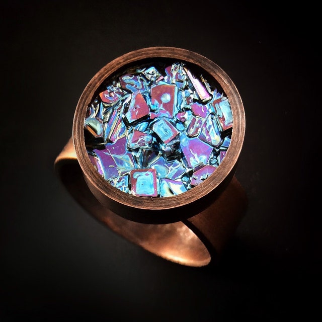 Bismuth Crystals and Jewelry by Element83 on Etsy