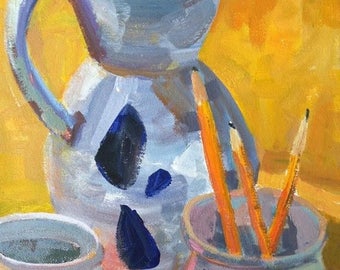 Pottery still life | Etsy