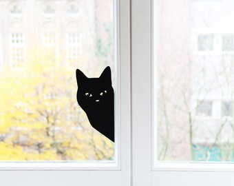 Cat wall decals | Etsy