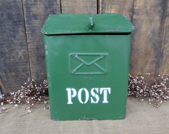 Wall mount mailbox | Etsy