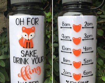 Funny water bottle | Etsy