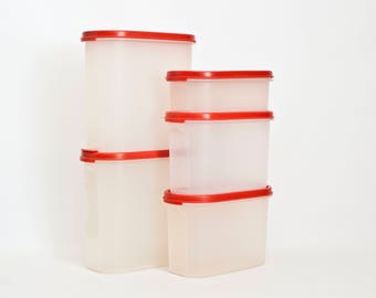 Tupperware canister | Etsy