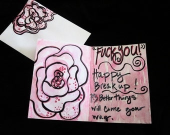 Break up card | Etsy