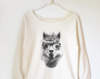 Alpaca tshirt | Etsy