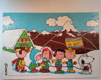 Snoopy puzzle | Etsy